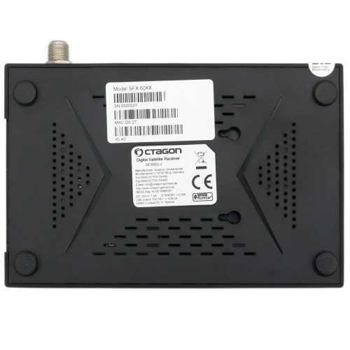 OCTAGON SFX6018 S2+IP HD H.265 HEVC 1xDVB-S2 Enigma 2 Linux TV Sat Receiver