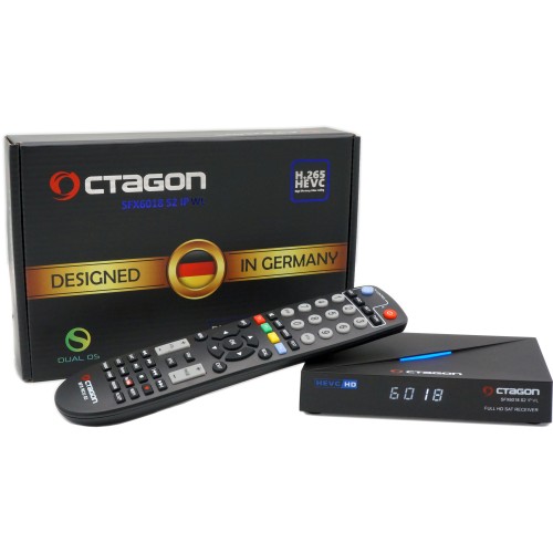 OCTAGON SFX6018 S2+IP WL HD H.265 HEVC 1xDVB-S2 Enigma 2 Linux TV Sat ...