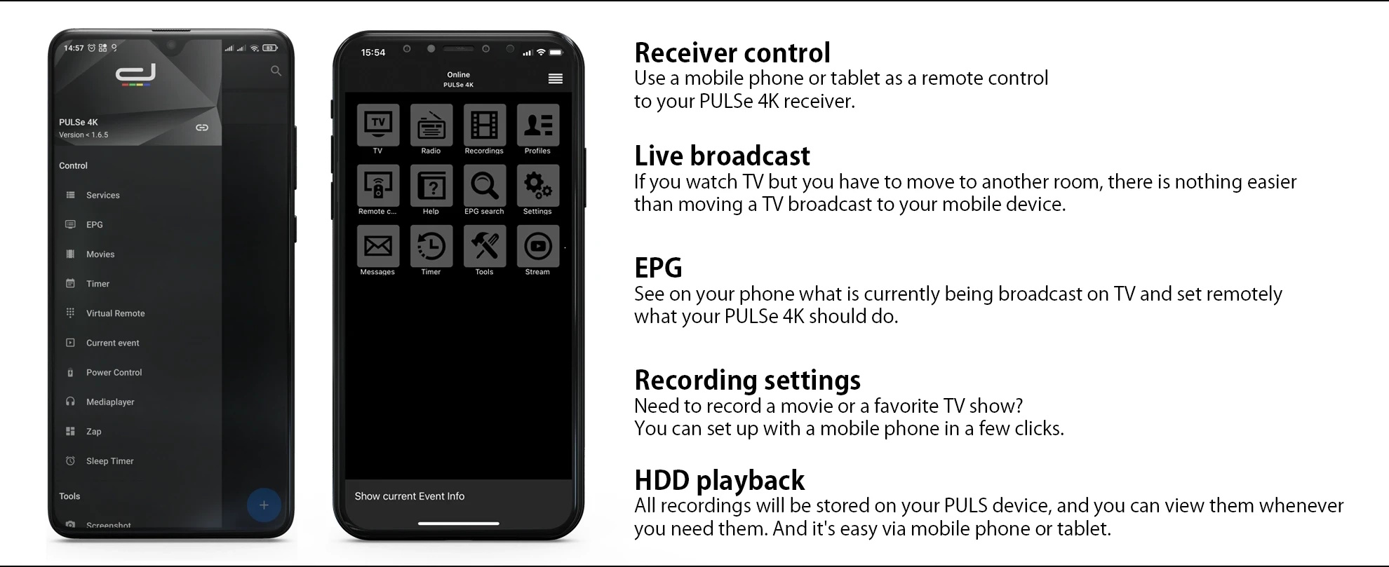 AB PULSe 4K Rev. II ( Twin Satellite Tuner 2XS2X) Digital Receiver