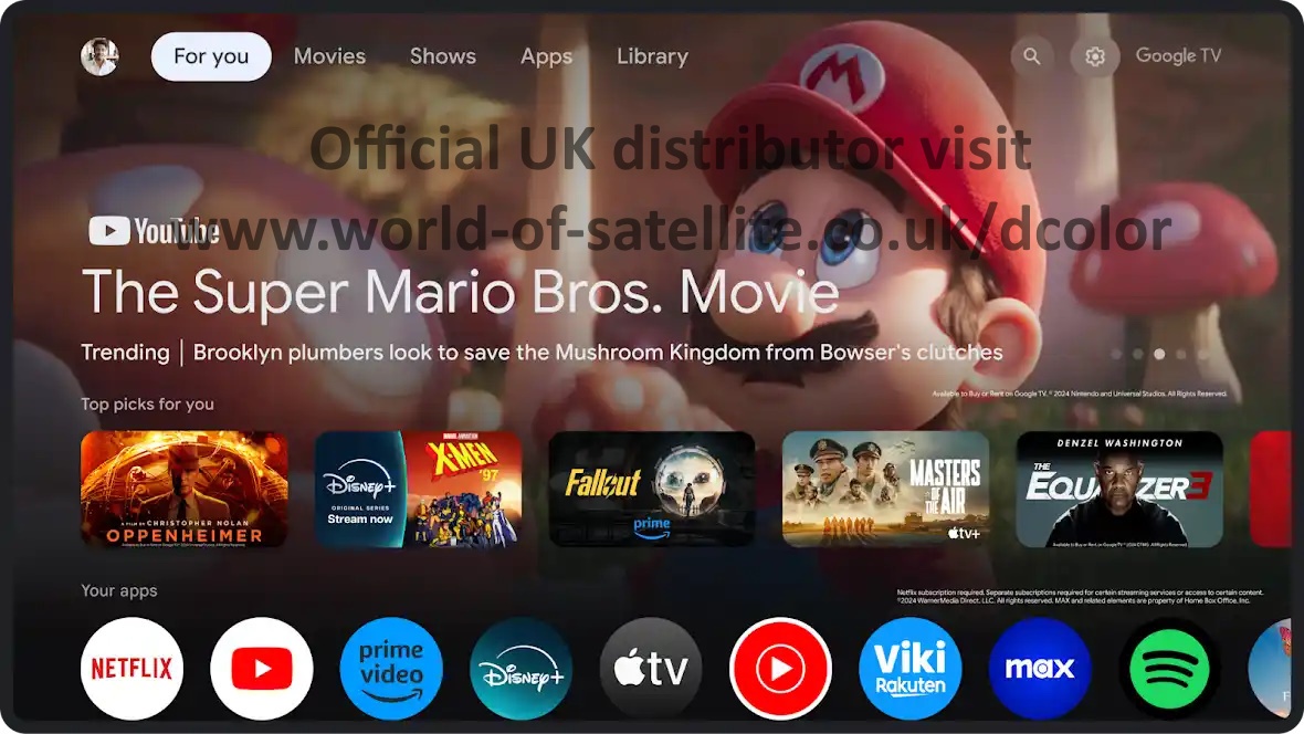 Dcolor GD2 4K Google TV Certified TV Box | Android 12 | 2GB + 32GB ...